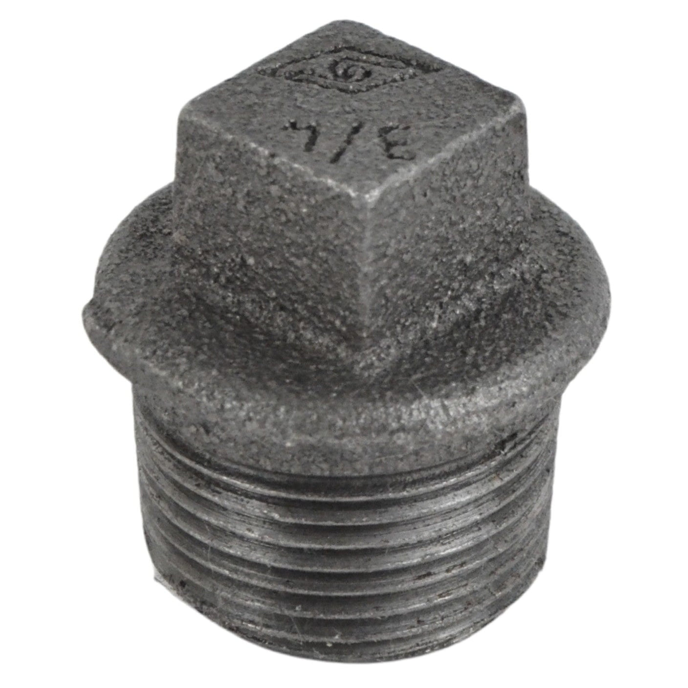 Male plug with black cast iron collar for DIY decoration — styleindus