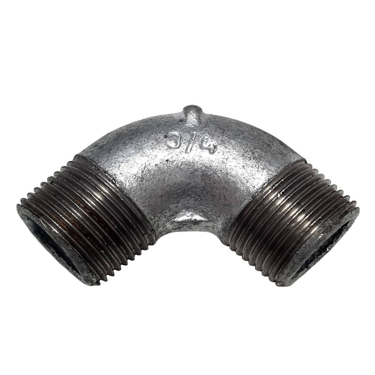 Raccord acier galva coude de 90° Mâle Mâle pour la décoration ...