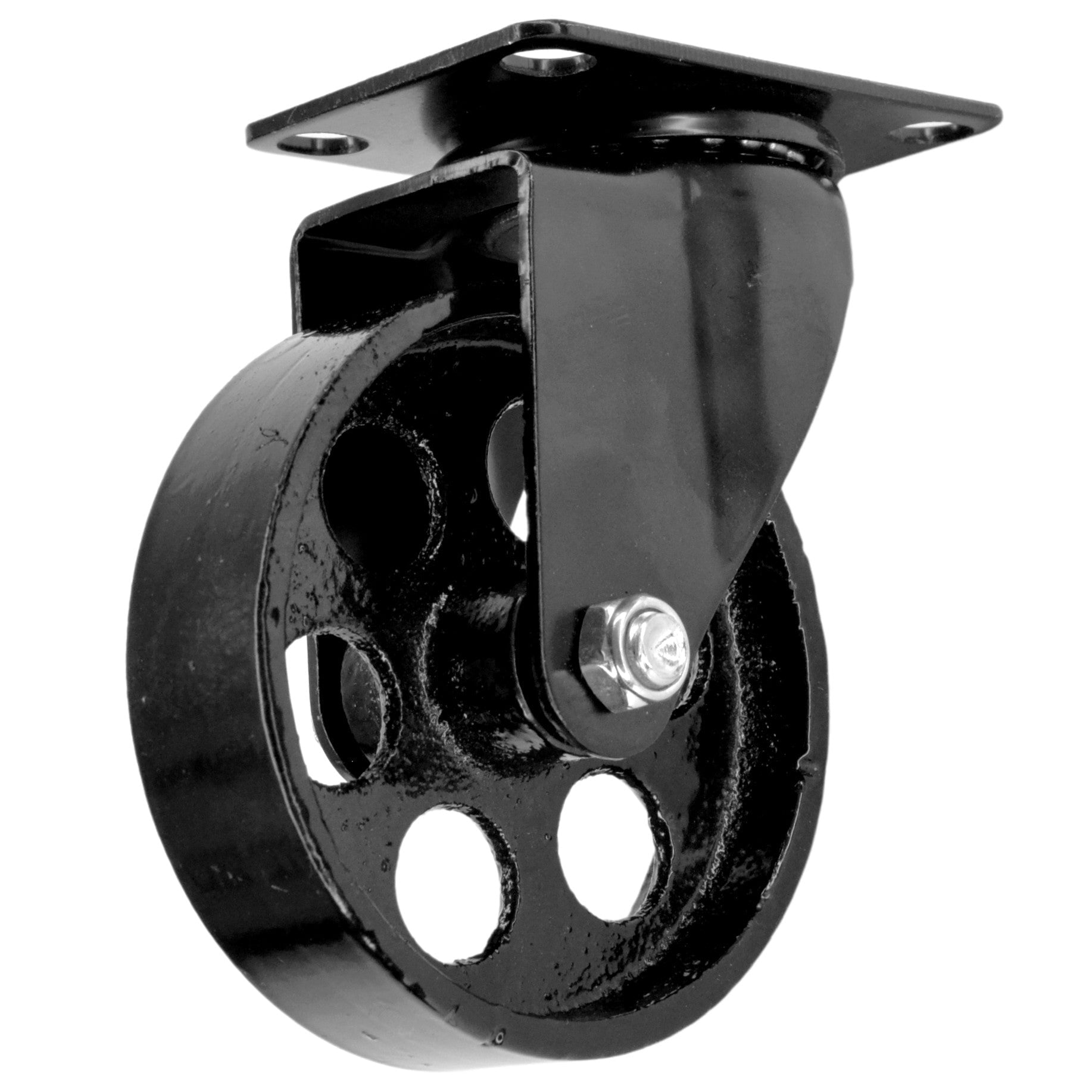 Roulette Noire en Métal 100mm - Pour Créer et Relooker vos Meubles ...